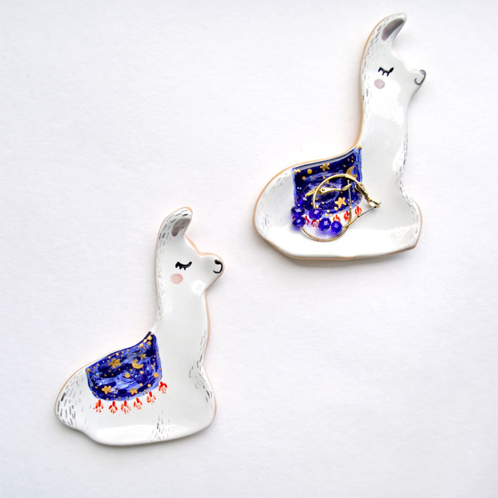 Alpaca Ring Dish, Alpaca Gift Idea, Ceramic Alpaca Jewelry Storage Idea ...