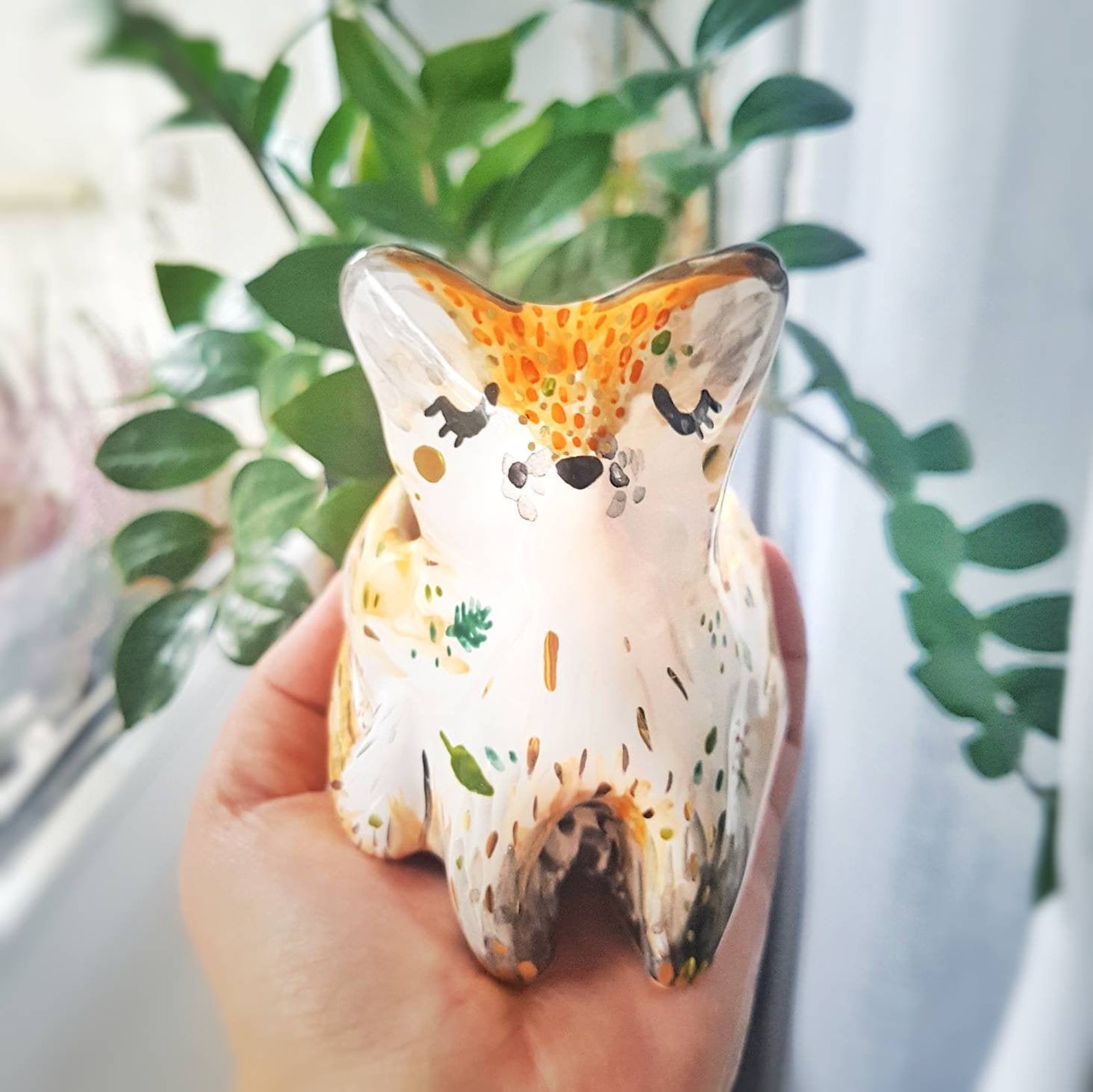 Mini Planter Fox Planter Housewarming Gift Woodland Animal | Etsy