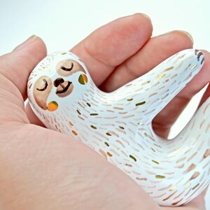 Sloth Ring Holder, Sloth Figurine, Sloth Gift Idea, Animal Figurine ...