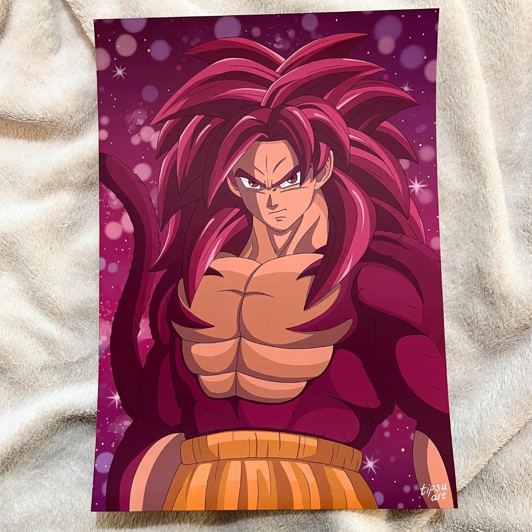 Goku Print, Fan Art Dragon Ball Daima - Etsy
