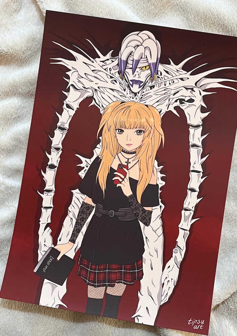 Death Note Print, Fan Art Misa and Rem - Etsy Canada