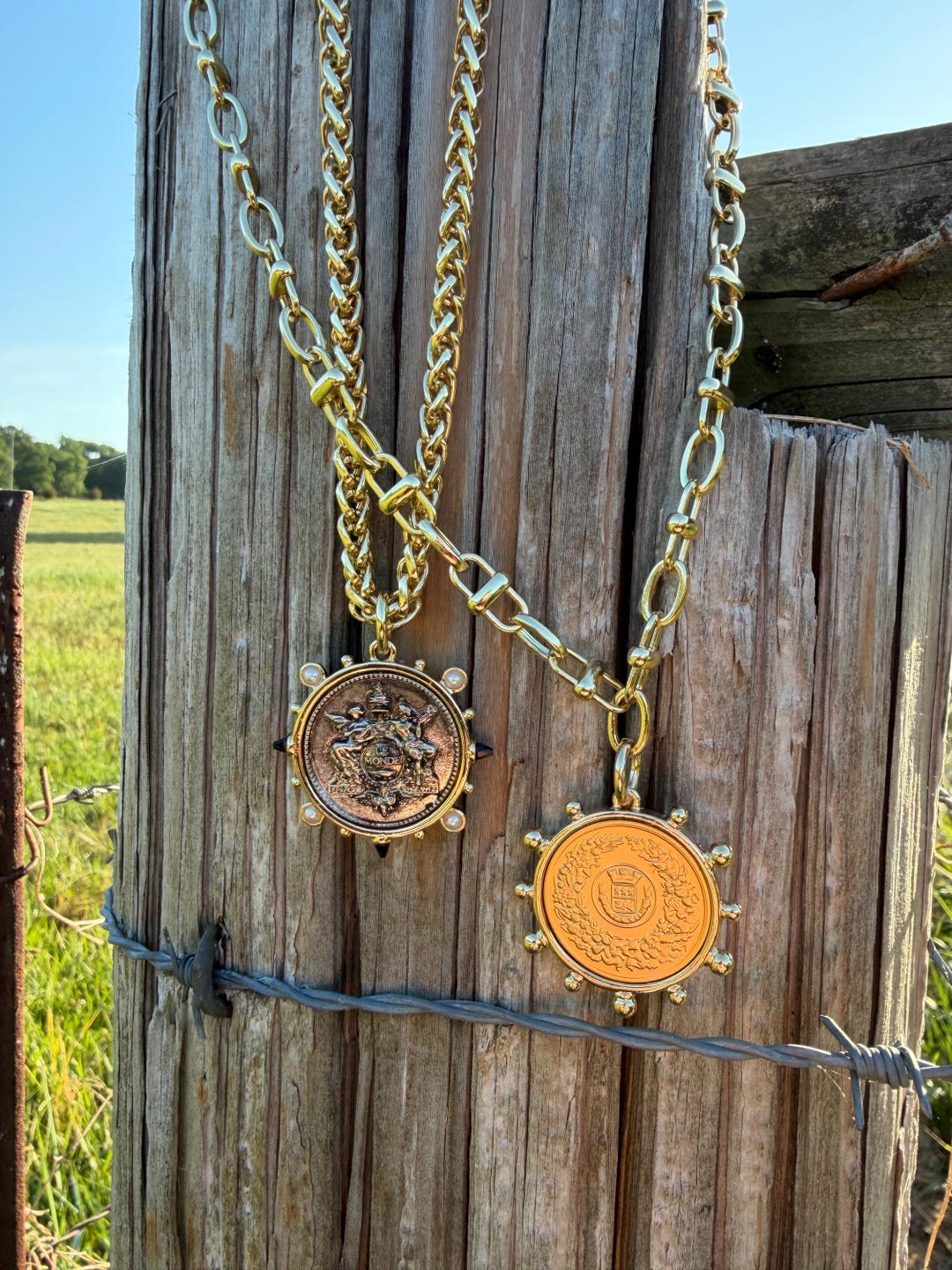 Coin Necklace - Etsy