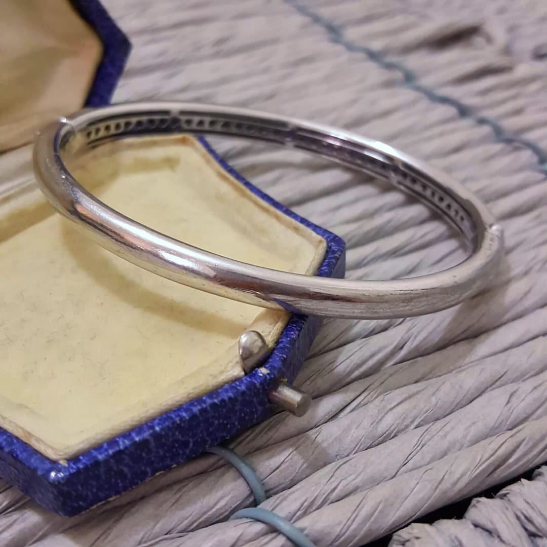 Ti Sento 925 Sterling Silver Bracelet, Solid Silver Bangle, Ti Sento Bangle,7.2" - Etsy