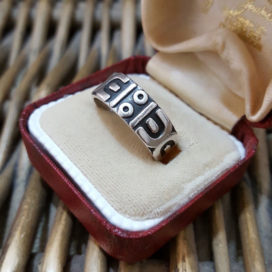 925 Sterling Silver Ring Taxco Mexico Band Size L US 5.75 - Etsy Australia