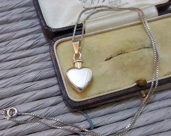 Victorian Heart Perfume Pendant Sterling Silver 925 Memorial Jewelry Essential Oil Necklace - Etsy