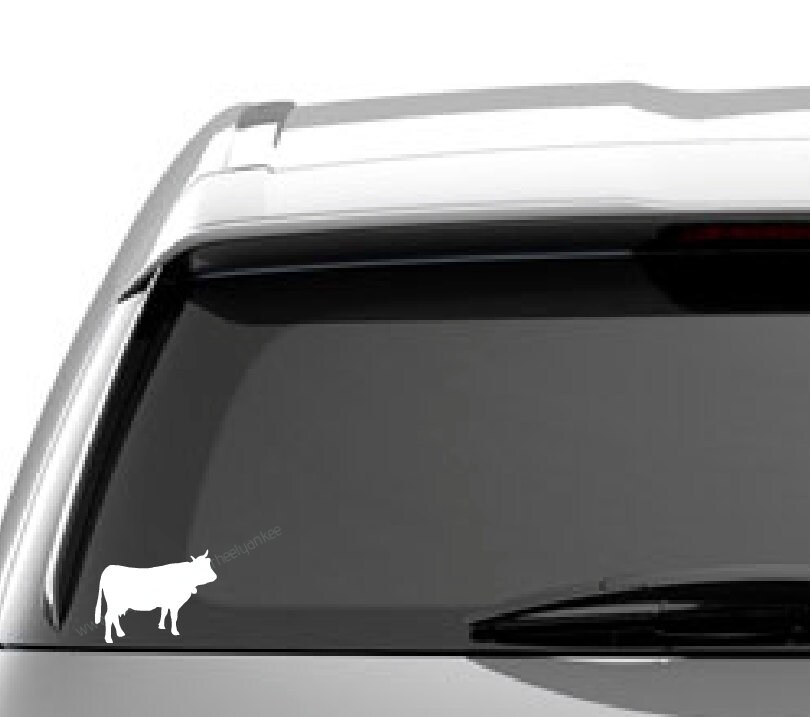 Cow Car Decal Calf Decal Bull Decal Holstein Decal | Etsy