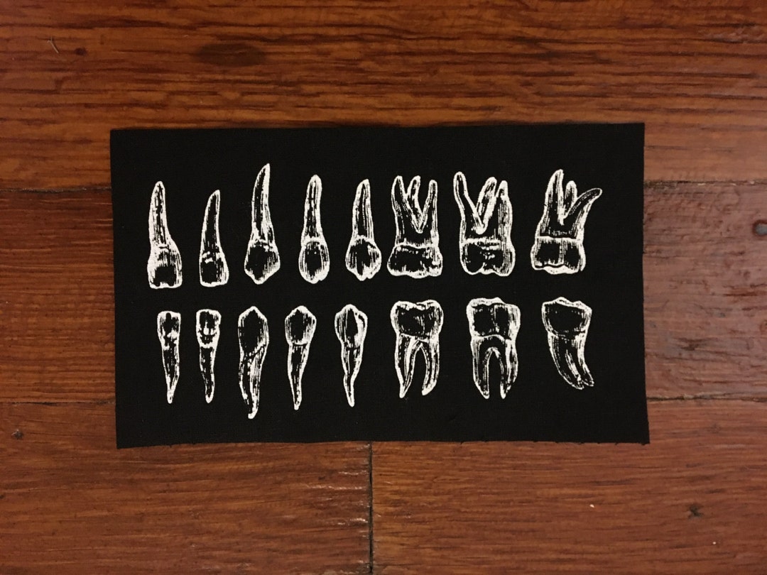 Teeth Cloth Patch - Etsy