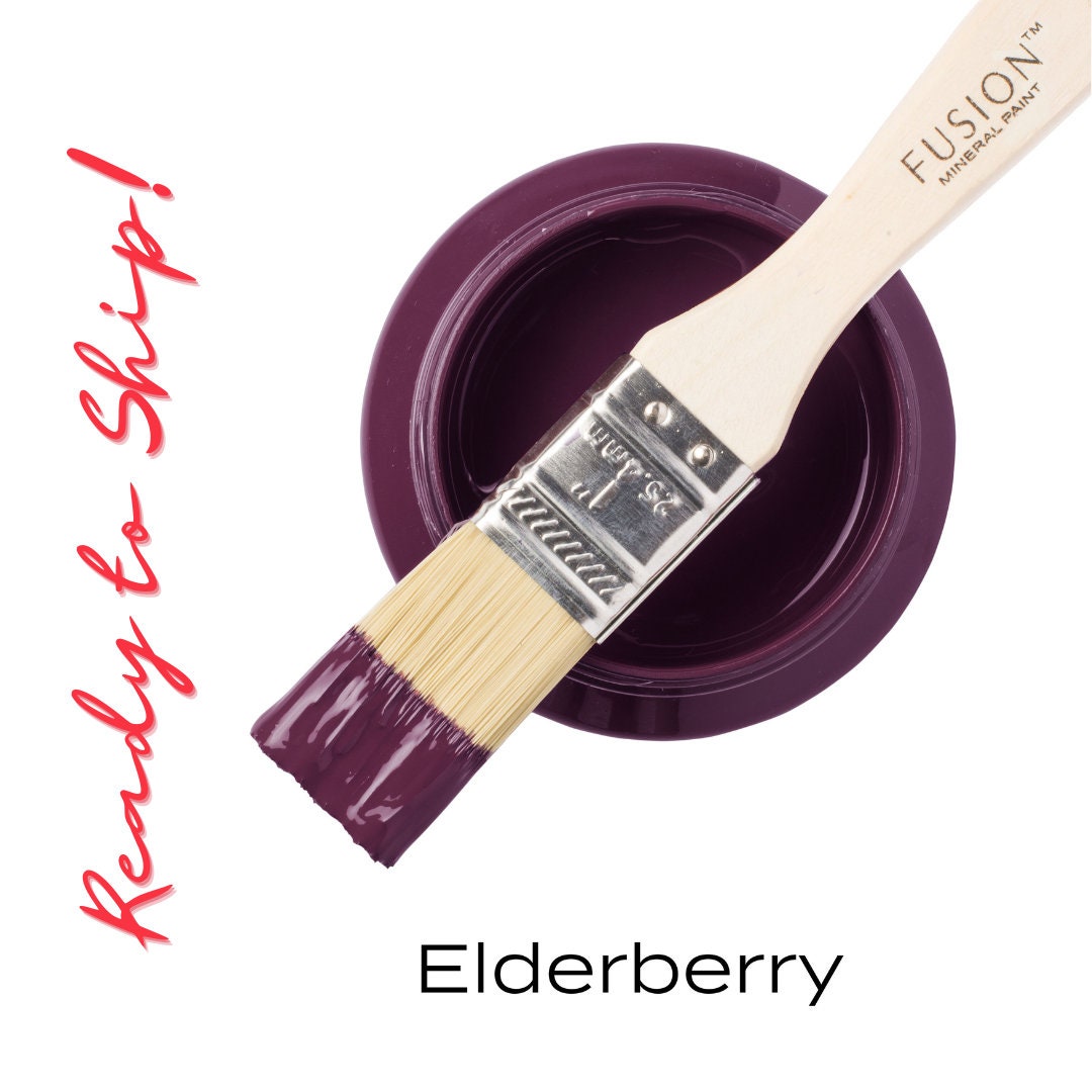 Fusion Mineral Paint ELDERBERRY, Furniture Paint for DIY Projects, All ...