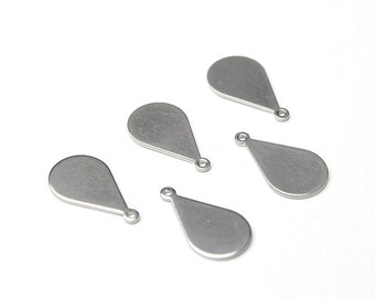 Round Stamping Blank Charms Stainless Steel Smooth Stamping | Etsy