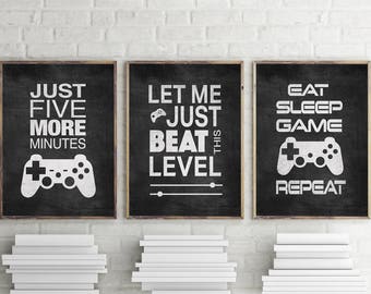 Video game print | Etsy