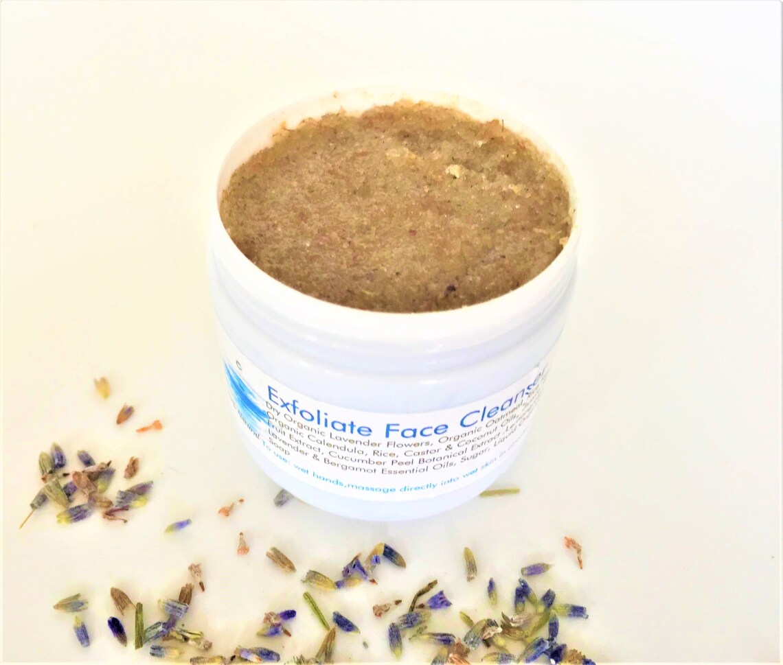 Exfoliate Face Cleanser / Face Wash / Face Scrub - Etsy
