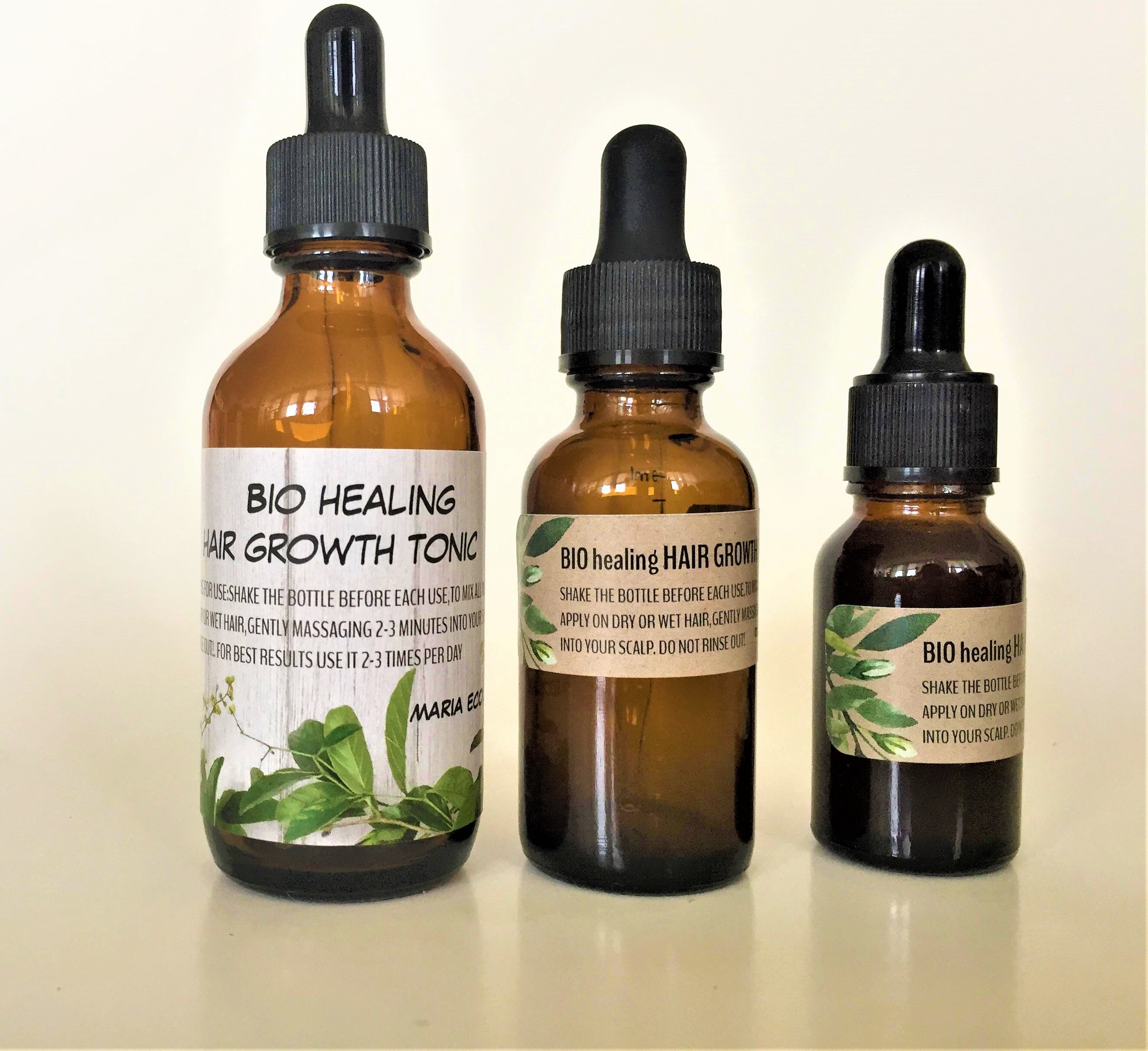 Bio Healing Hair Growth Tonic/serum / Healthy Hair / Prevent - Etsy Canada