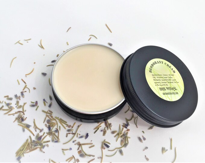 100% Natural Deodorant Cream - Etsy