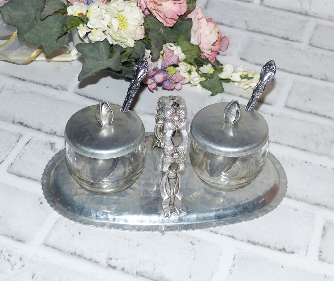 Beautiful Rodney Kent Compote Set With Two Glass Bowls - Etsy