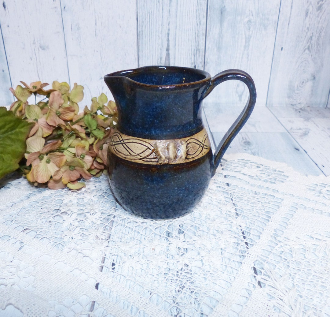 Hand Thrown Pottery Small Jug Artisan - Etsy