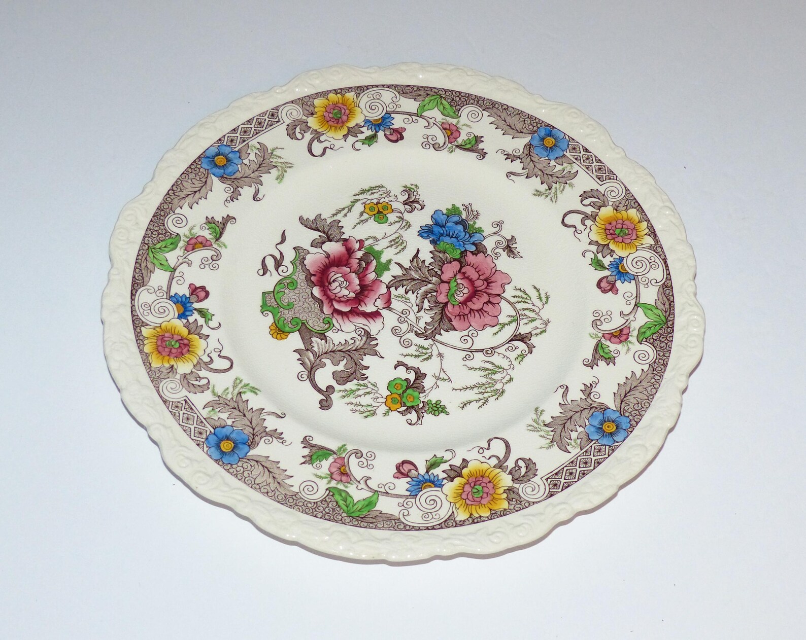 Royal Cauldon Bentick Made in England Cake Plate Antique - Etsy