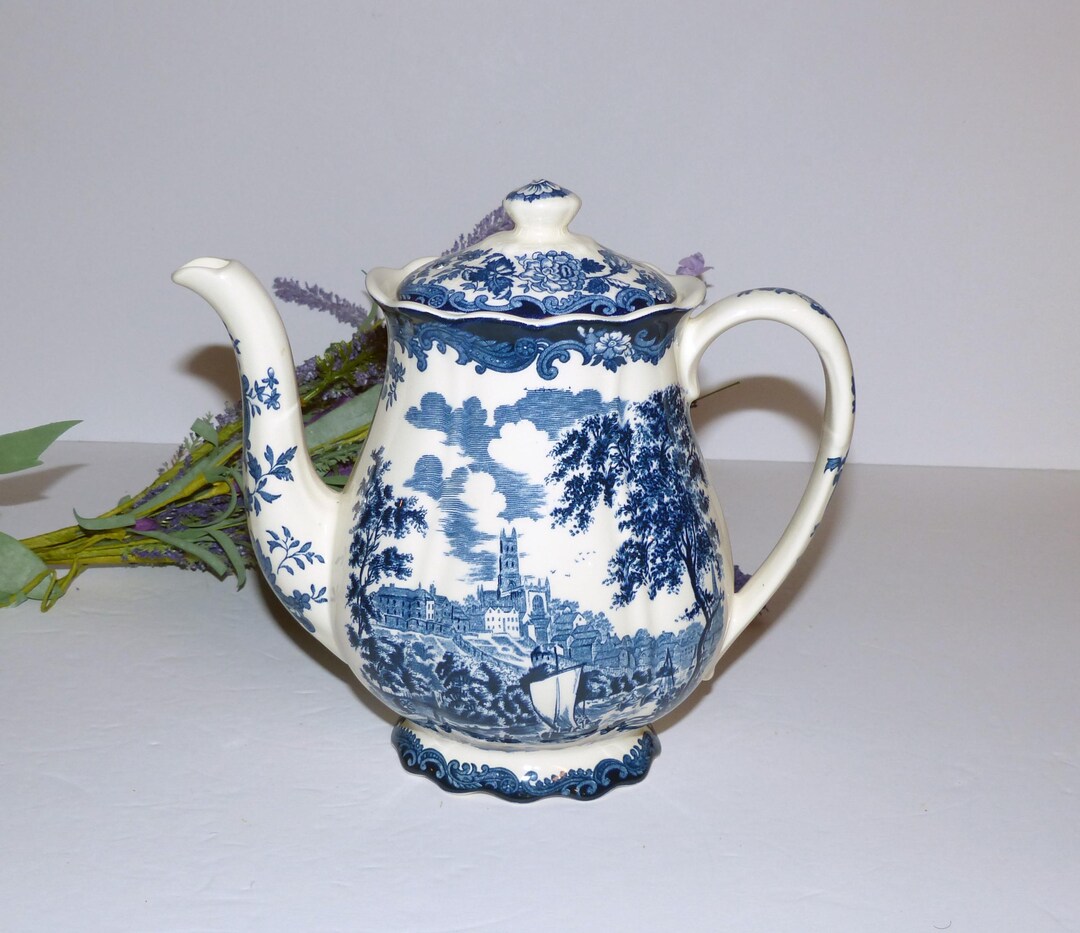 Royal Worcester Avon Series Teapot Palissy England - Etsy
