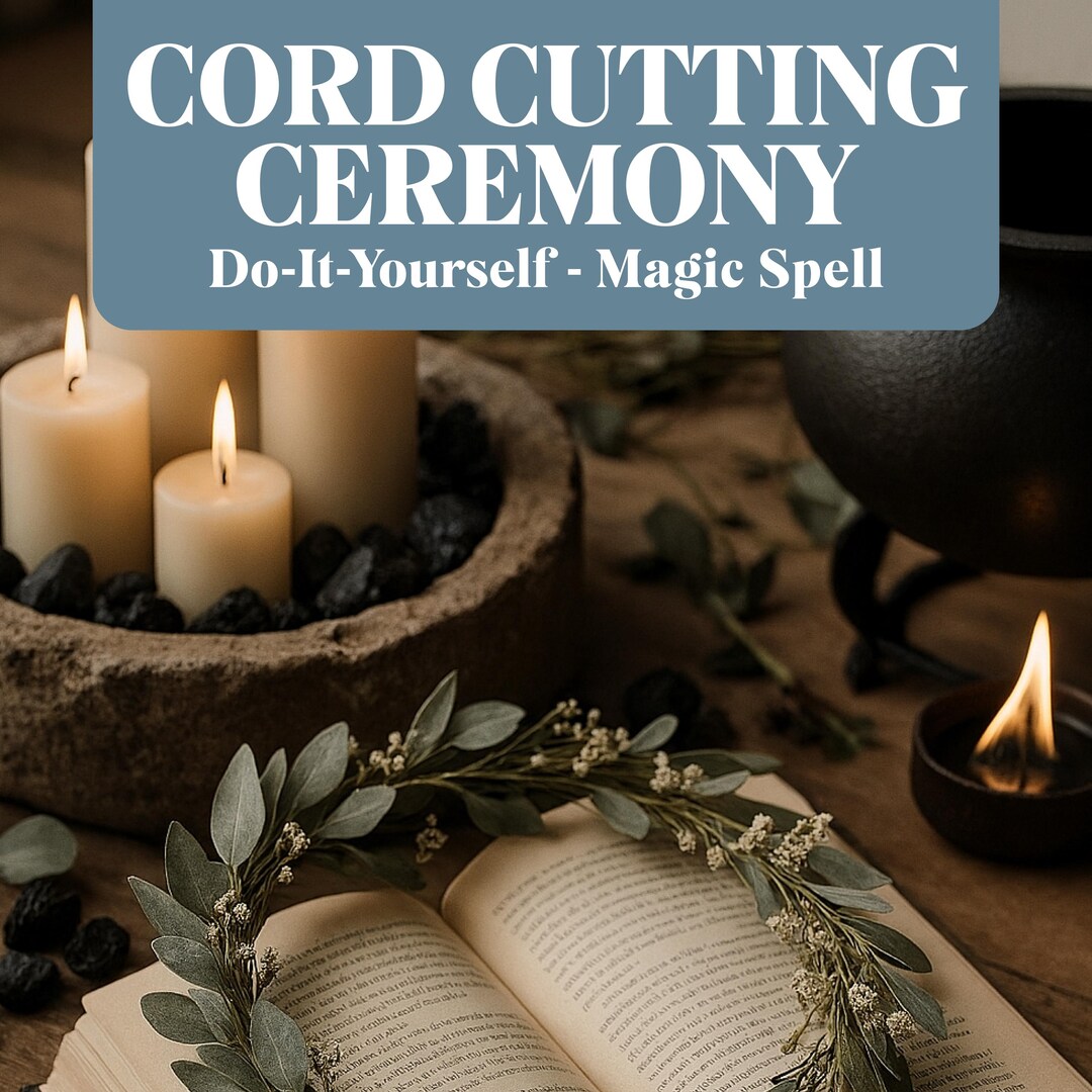 Cord Cutting Spell Kit: DIY Ritual Guides for Release and Renewal ...