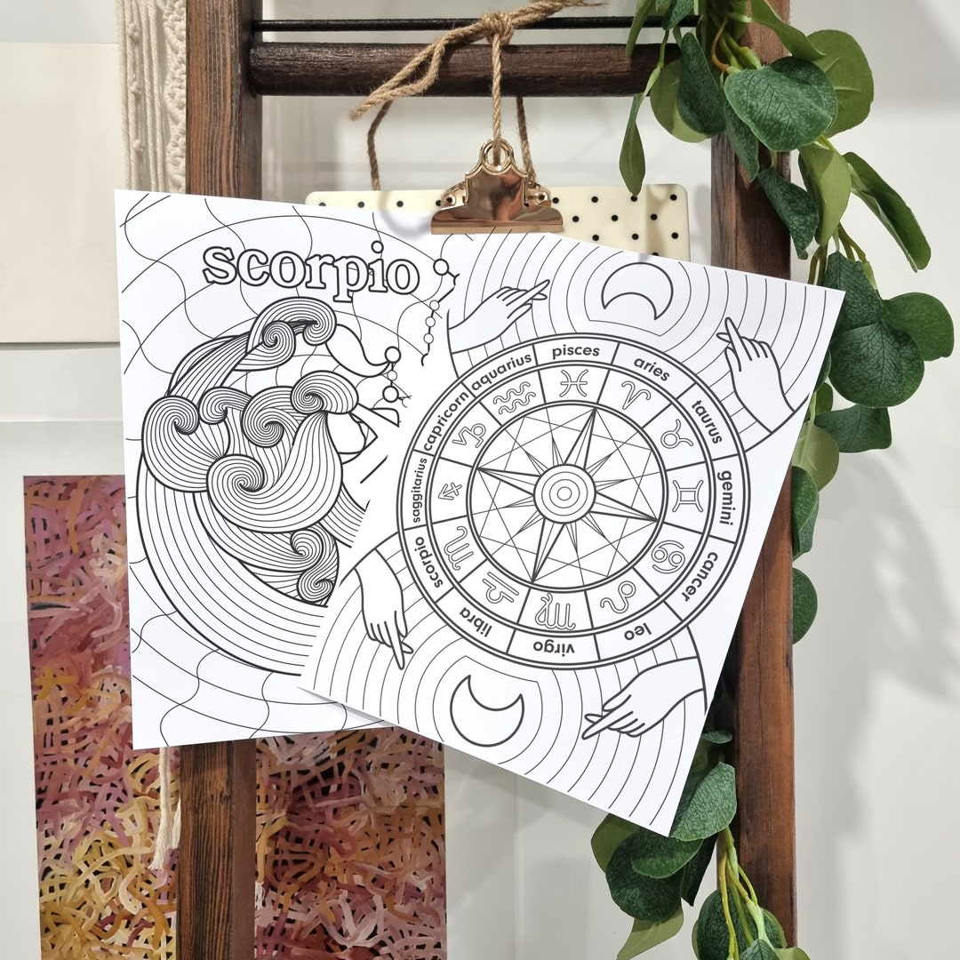 COLOURING PAGES - Coloring Page to Help With Anxiety, Stress Relief, in ...