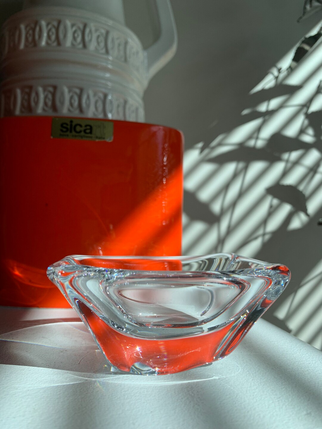 Vintage Daum France Crystal Dish or Small Bowl Signed - Etsy