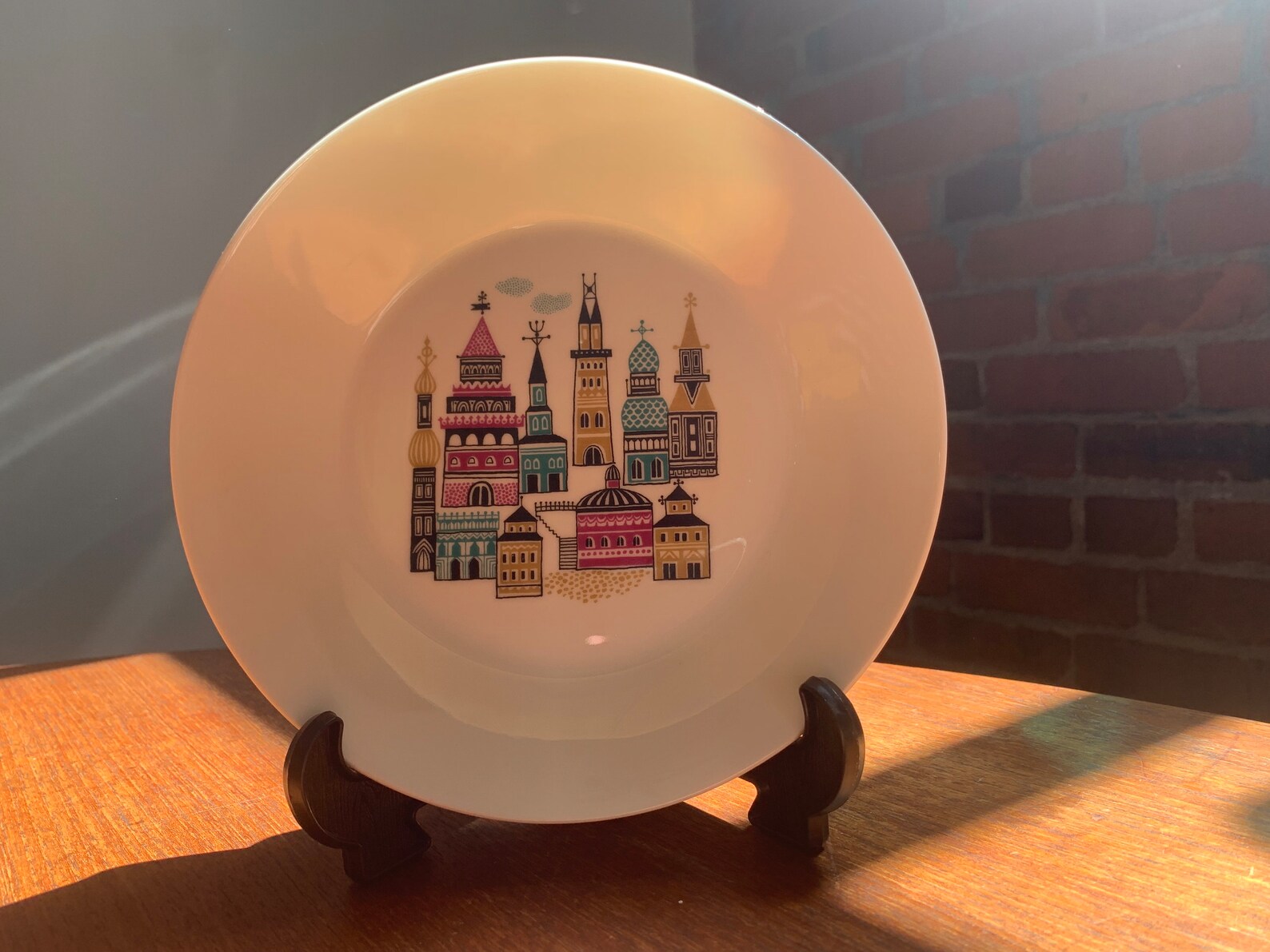 Vintage Melitta Germany Porcelain City Scene Shallow Bowl Wall Art GER ...