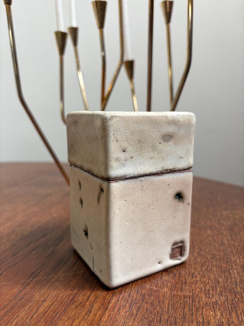 Ron Tribe Studio Pottery Stash Box, Slab Construction - Etsy Canada