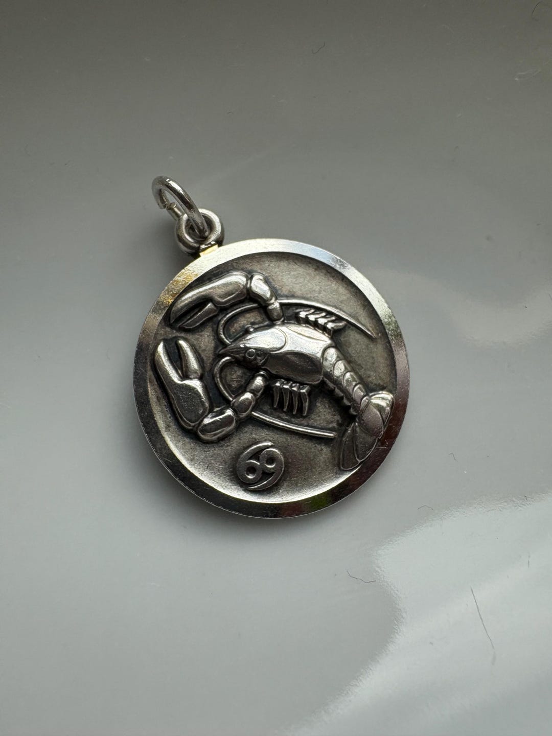 Vintage Sterling Scorpio Medallion Pendant Zodiac GER - Etsy