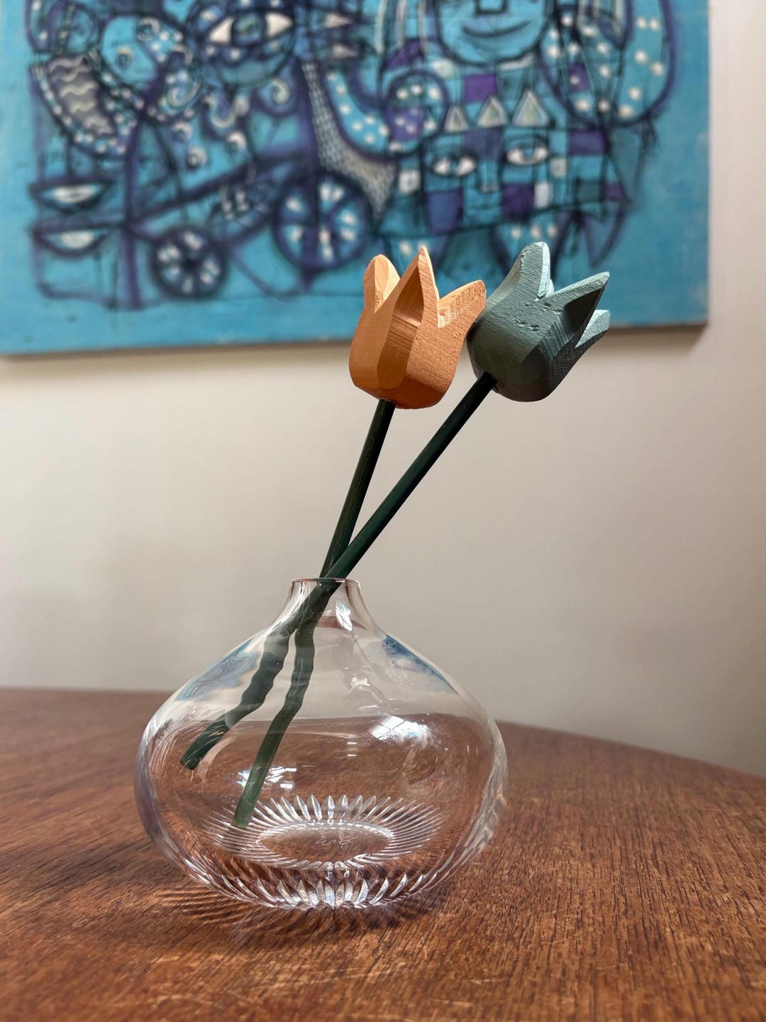 Minimalist Gerald Gulotta Crystal Vase Signed Atlantis 1979 Classic ...
