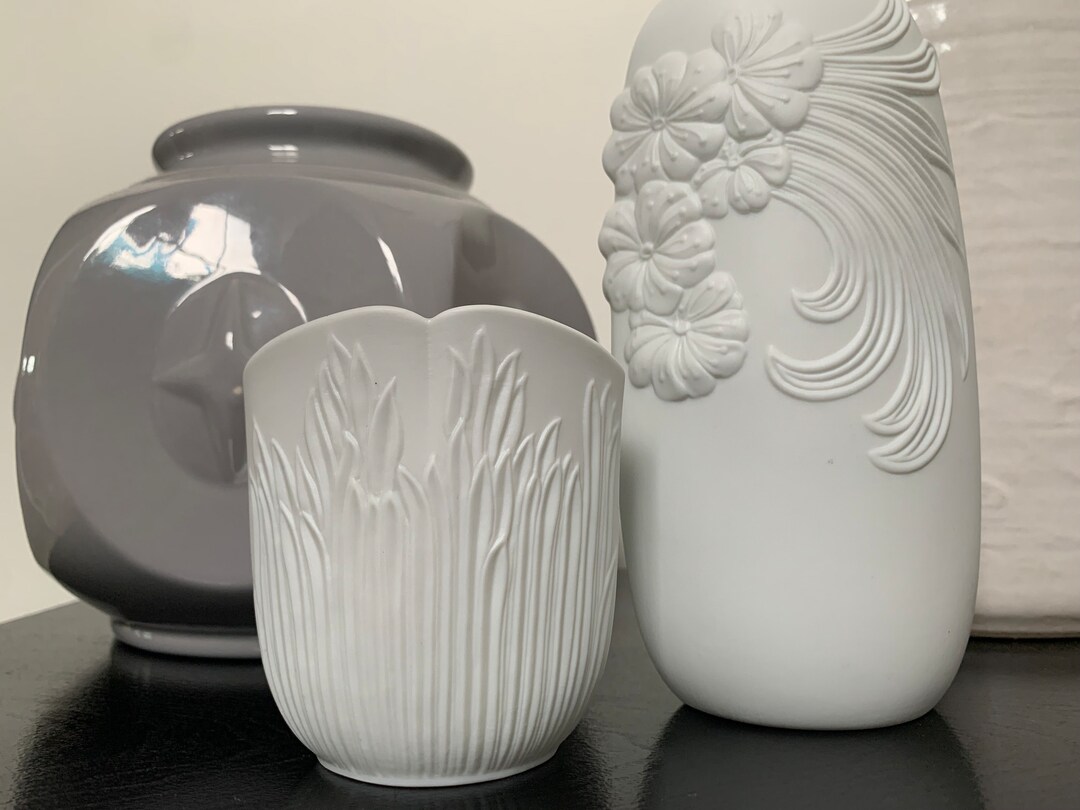 Matte White Kaiser M. Frey Small Vase Porcelain Germany GER - Etsy