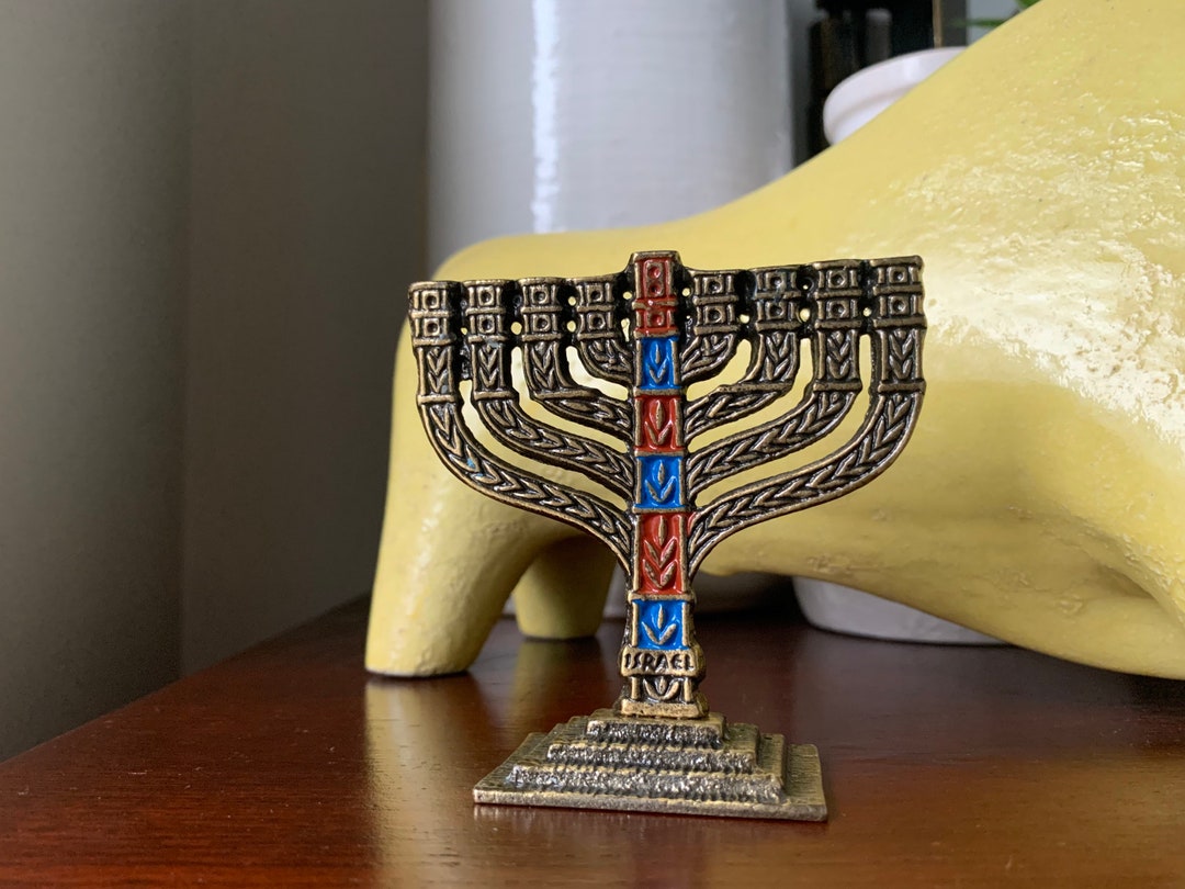 Vintage Wainberg Style Menorah Miniature Size Made in Israel ISR - Etsy