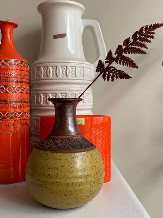 Robin Righton 1970s Studio Pottery Vase or Wine Decanter - Etsy