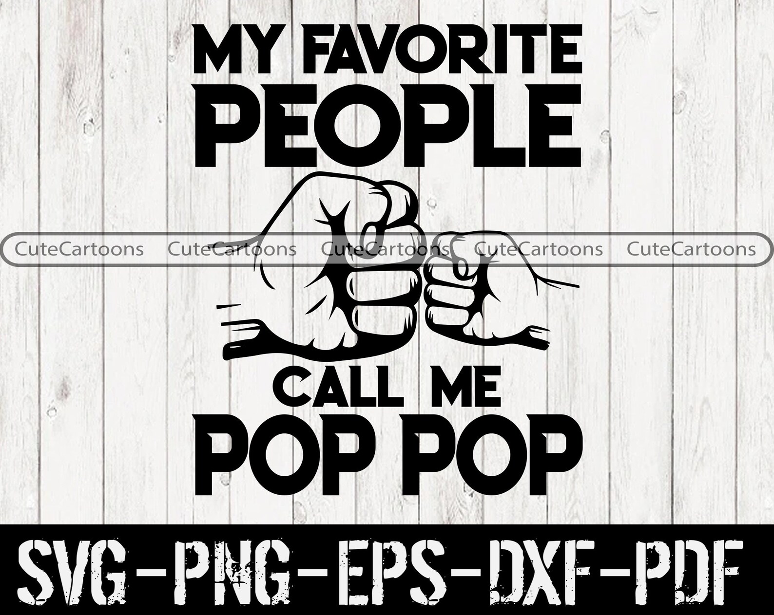 My Favorite People Call Me Pop Pop SVG | Etsy