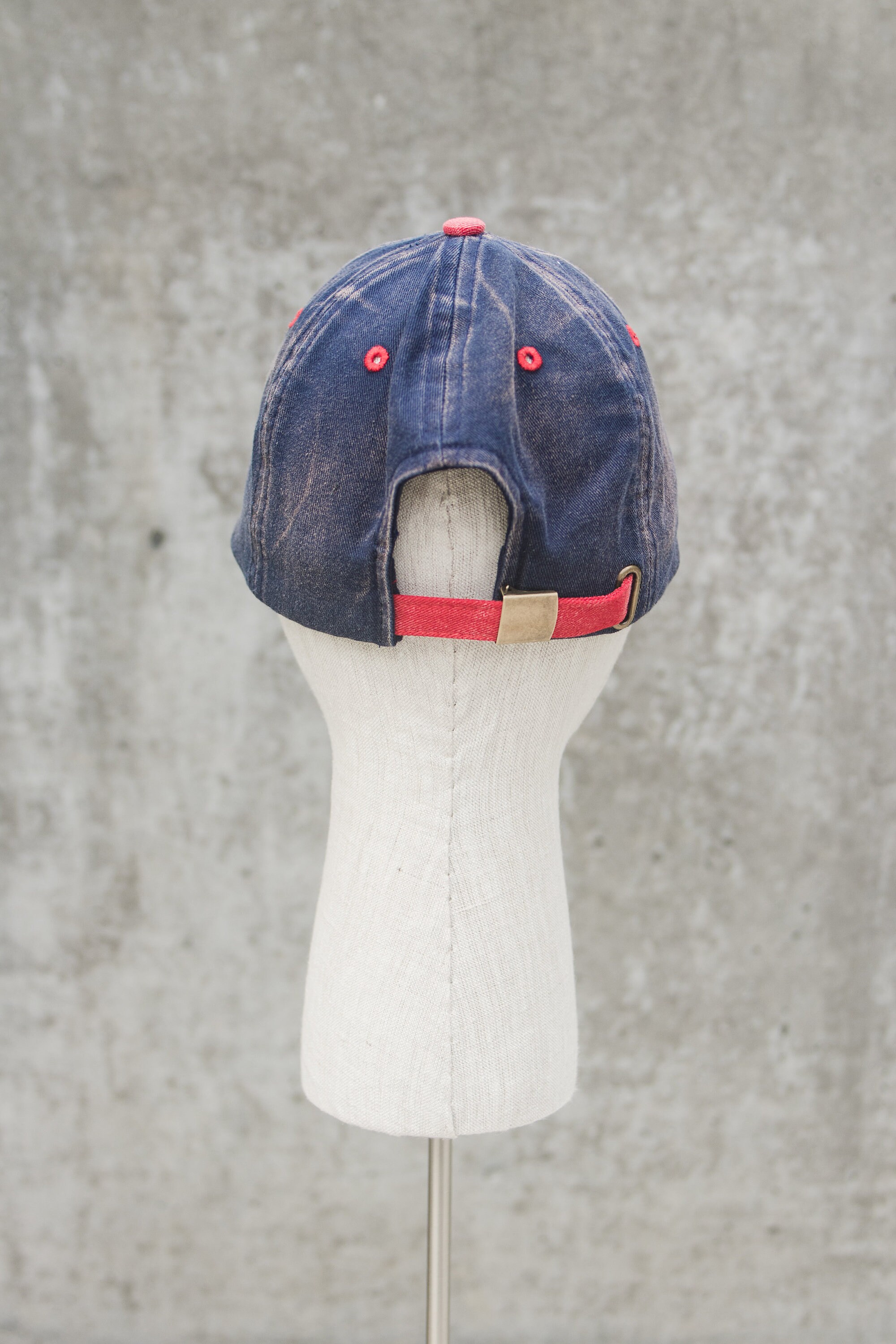 Navy With White ATL Letters and Red Bill Handmade ATL Atlanta | Etsy