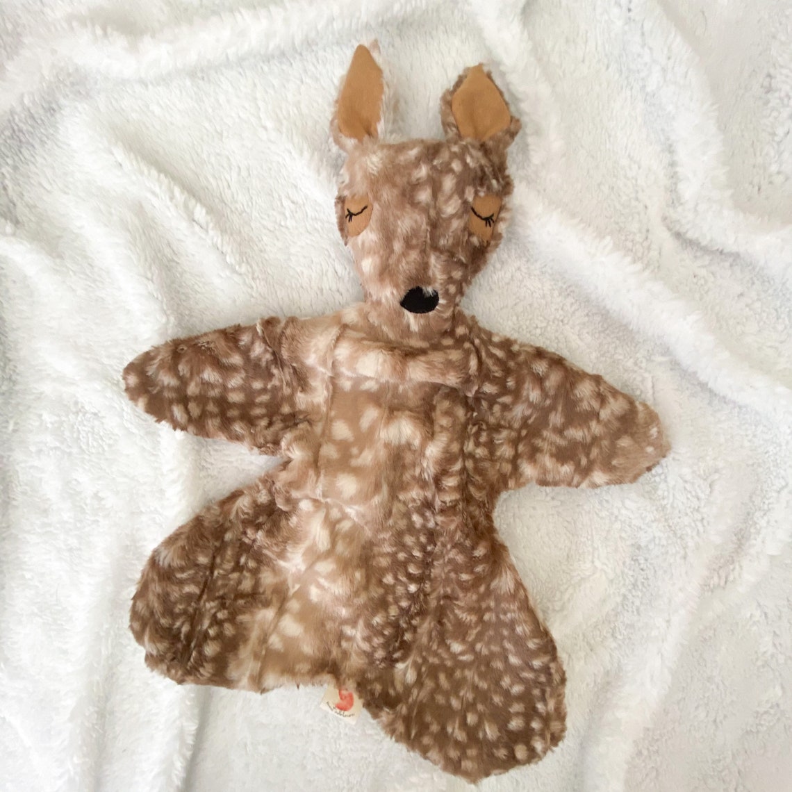 Fiona the Fawn Deer Lovie Lovey Stuffed Animal Security - Etsy
