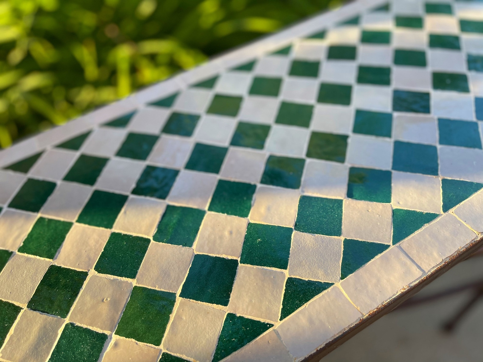 Zara Indoor/outdoor Authentic Moroccan Mosaic Zellige Wrought Space ...