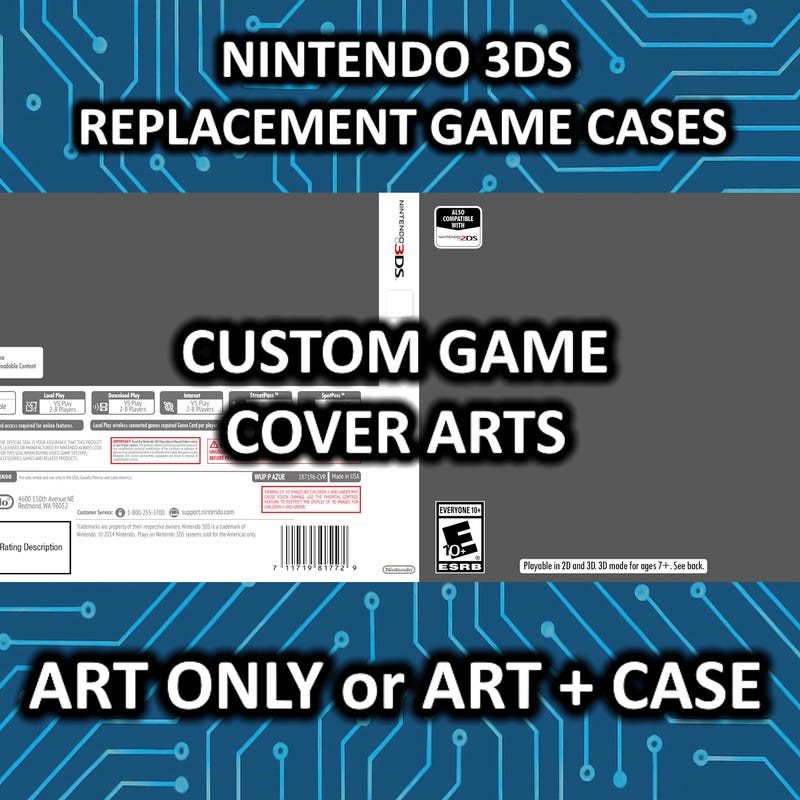 Custom 3ds With Games - Etsy