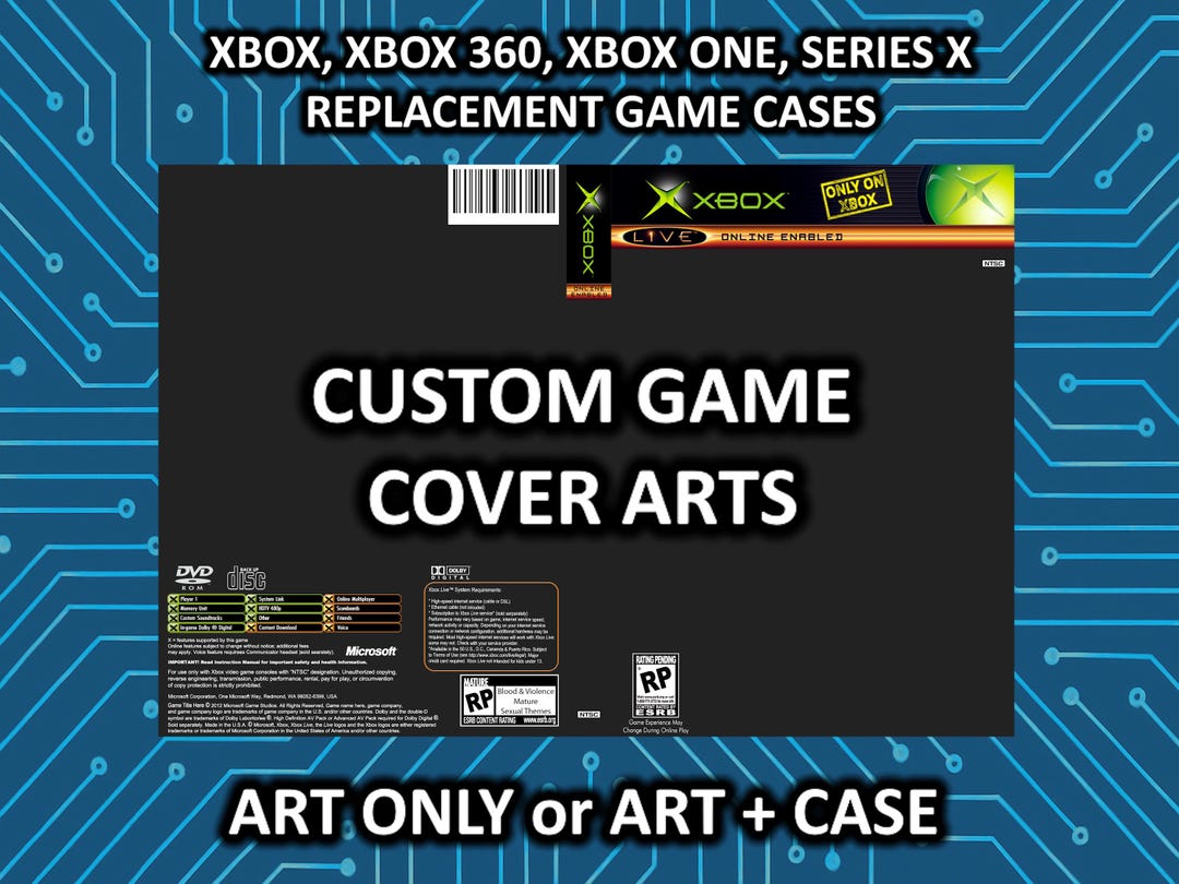 Photo Matte Xbox Game Cover Art (NOT Glossy) – Original to Series X ...