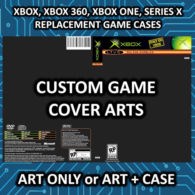 Xbox Series X Cover Game - Etsy