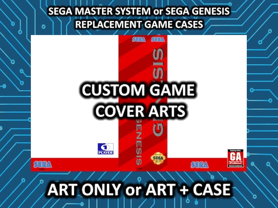 Sega Genesis Box Art Template