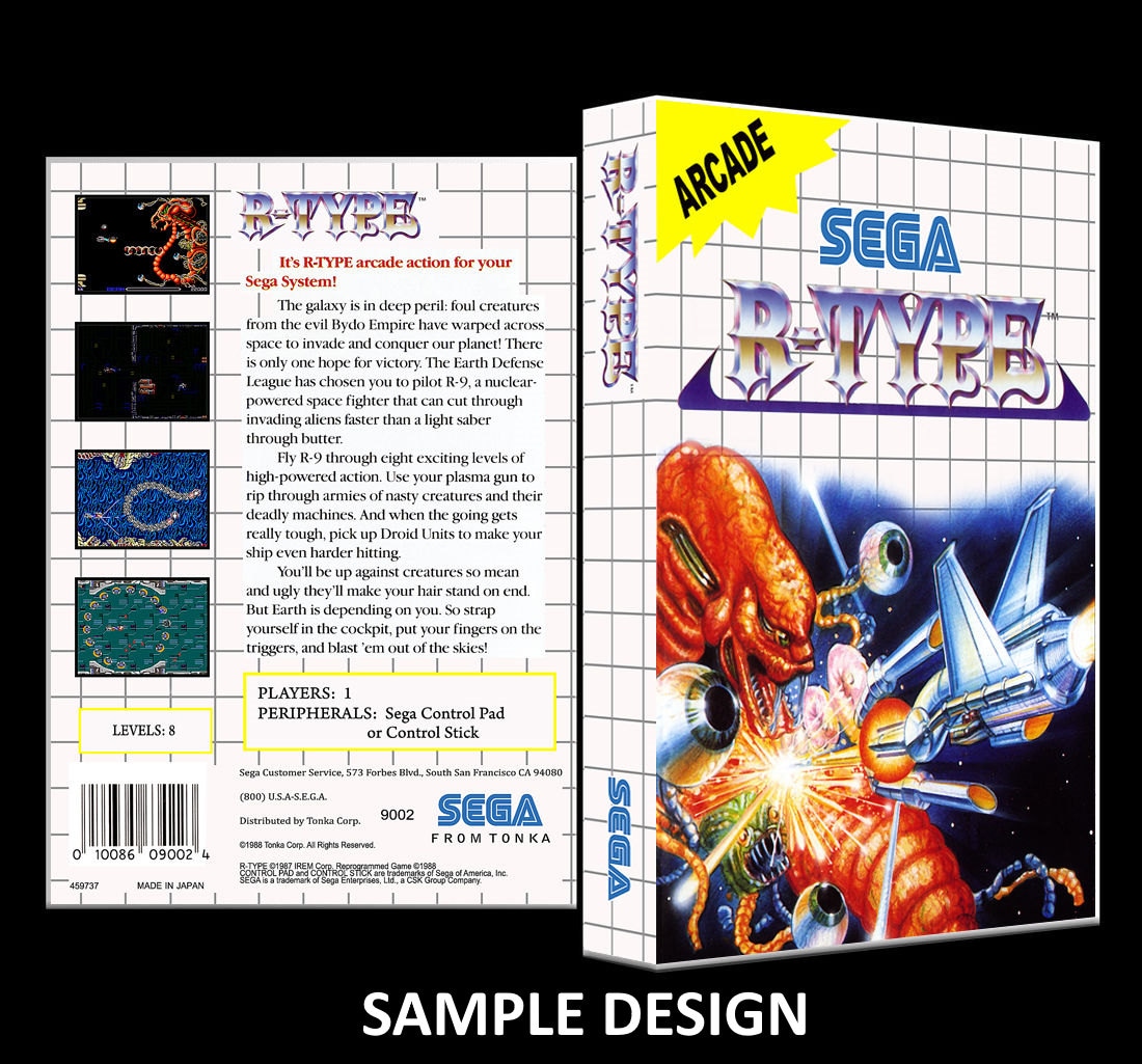 SEGA MASTER SYSTEM Custom Replacement Game Storage Case and - Etsy Canada