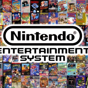 NINTENDO NES Custom Replacement Game Storage Case and Art, 100's of ...