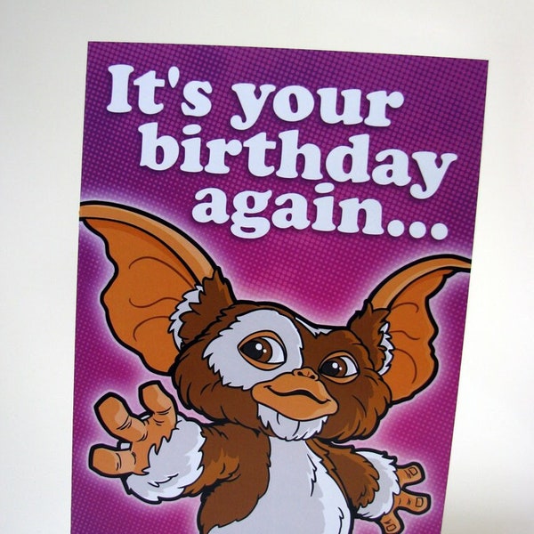 Gremlins Greeting Card - Etsy