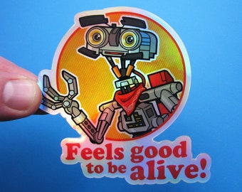 Johnny Five Vinyl Sticker - Short Circuit CUTE Anime Style Movie Die ...