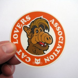 ALF Vinyl Sticker Set - 80s TV ALF Die Cut Decals for Laptop ...