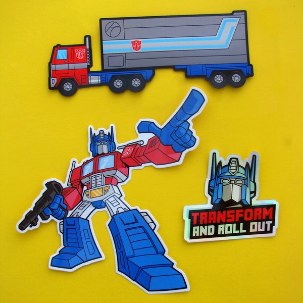 Optimus Prime Decal - Etsy