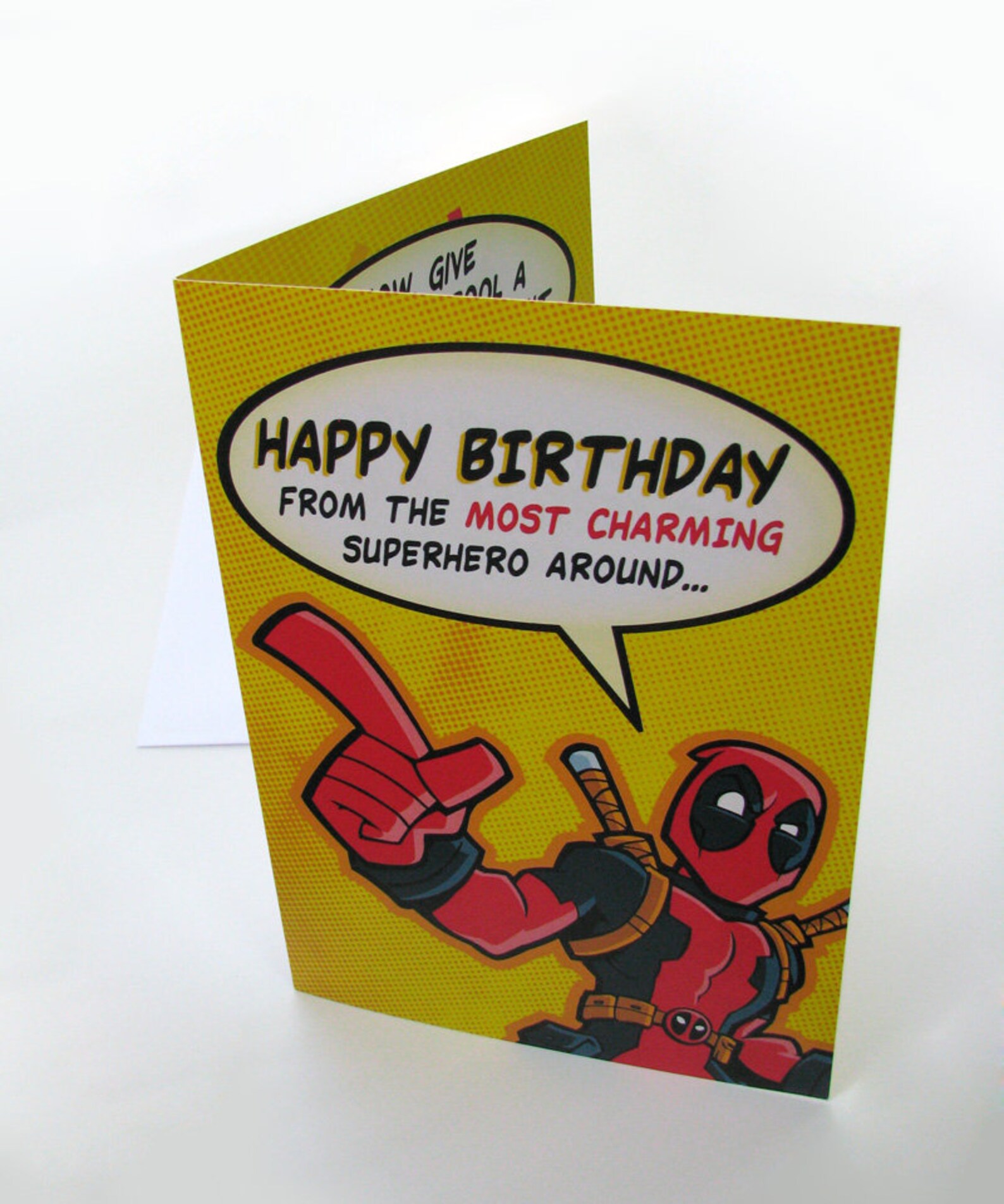 Deadpool Birthday Card Marvel Comics Professional Quality - Etsy Canada