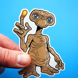 E.T. Vinyl Sticker - E.T. the Extra Terrestrial Movie Die Cut Decal for ...