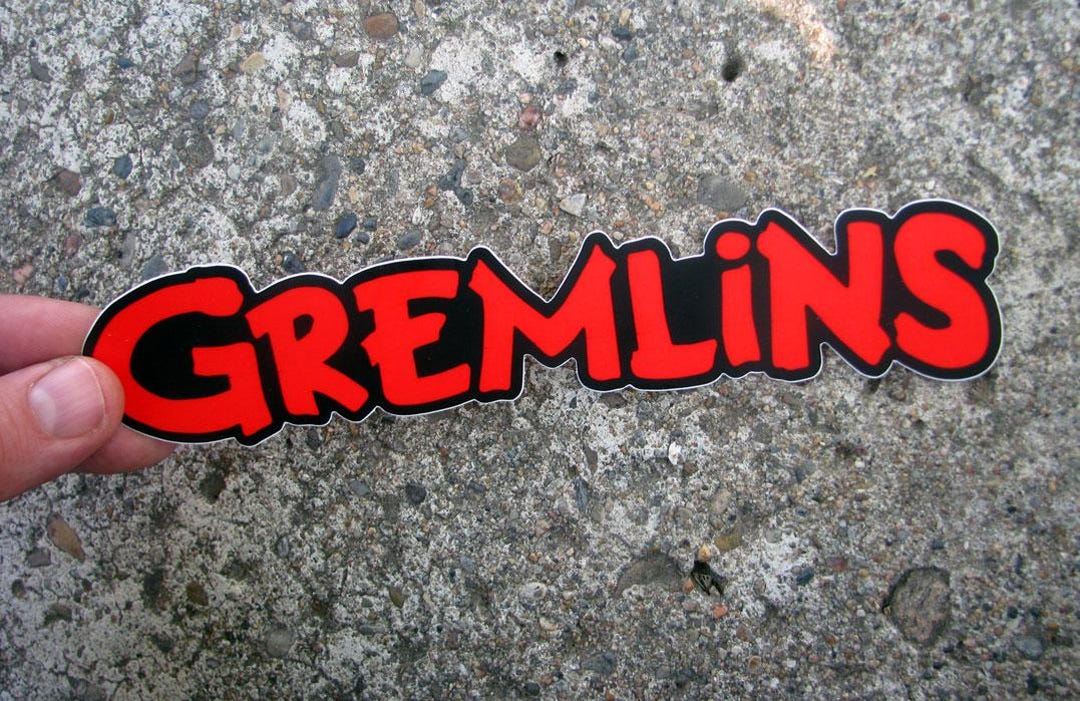 Gremlins Logo Sticker, Die Cut Decal (7.5") - Etsy