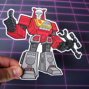 Blaster & Soundwave Vinyl Decal Set - 5.5" Transformers Cassette ...