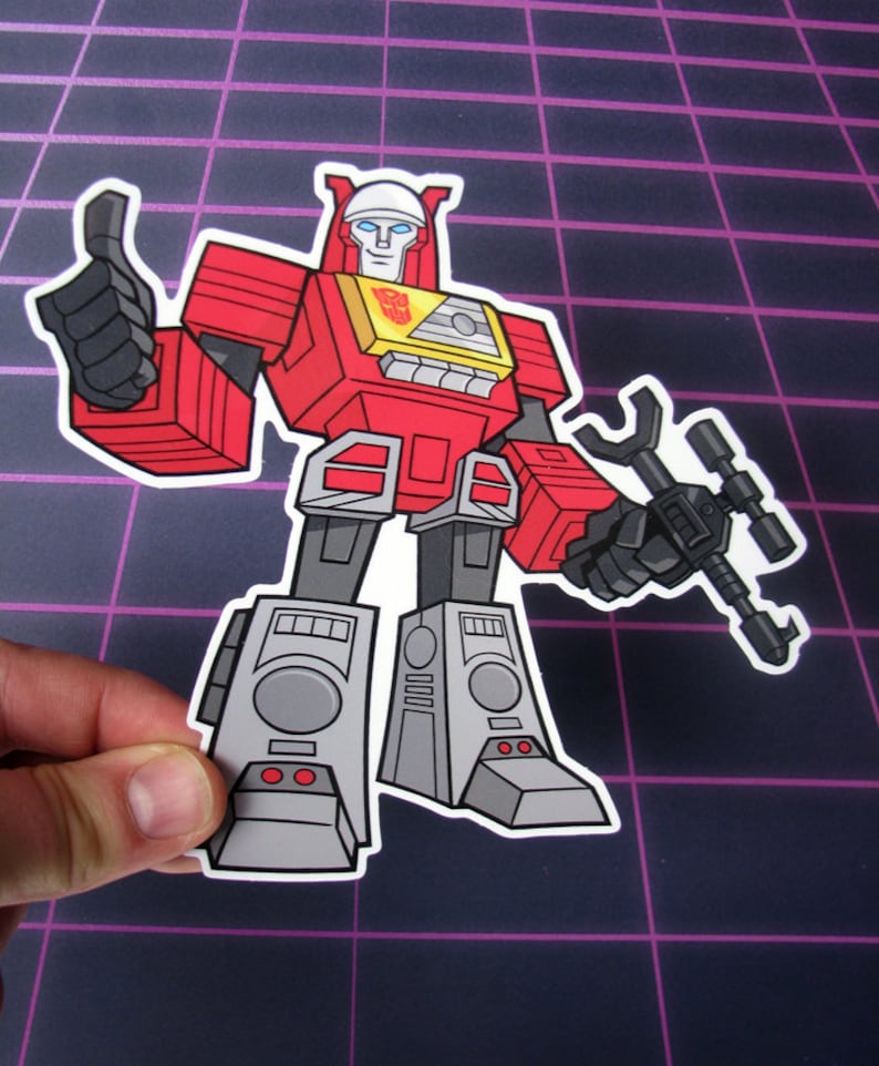 Transformers Blaster & Soundwave Vinyl Decal Set - Autobot Decepticon ...